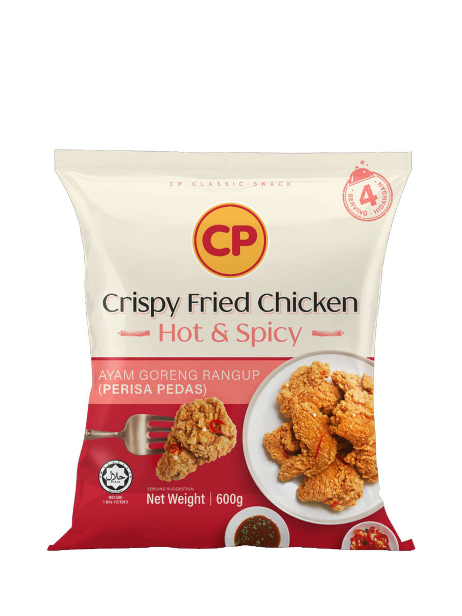 CP CRISPY FRIED CHICKEN HOT & SPICY 600G – Village Grocer - Gamuda Walk