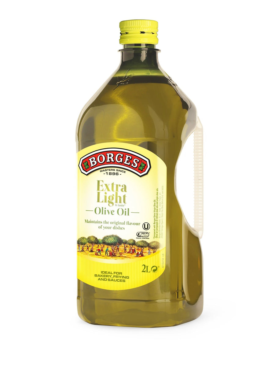BORGES EXTRA LIGHT OLIVE OIL 2LTR – Village Grocer - Gamuda Walk